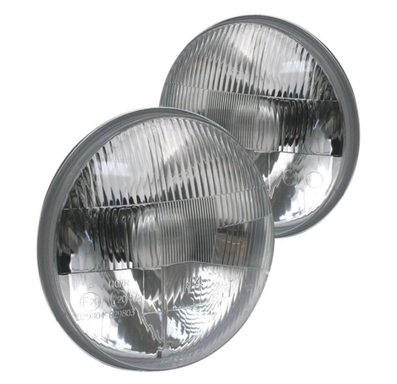 7-Inch Classic LED Headlights; Chrome Housing; Clear Lens(HL007 ...