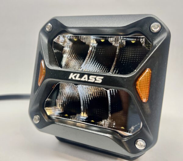4″ KLASS 8000 LM Super Bright with DRL Led Flush Mount Pods Driving Fog ...