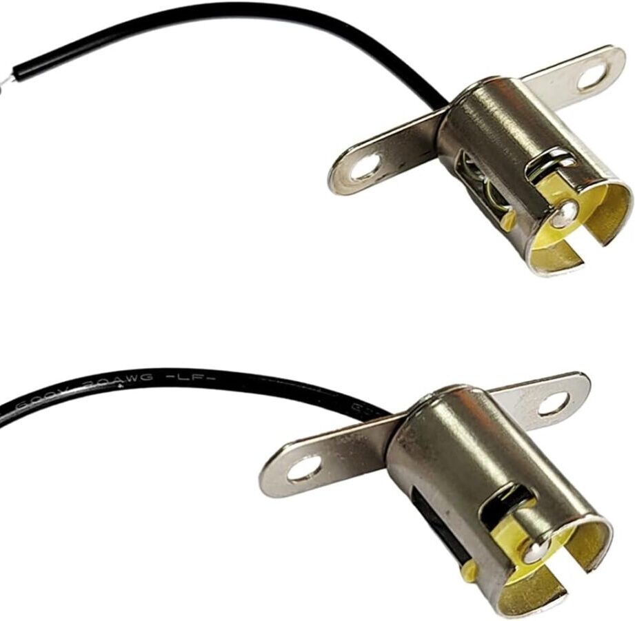 (1156) 2PCS Car Light Bulb Socket, BA15S LED Bulb Light Lamp Socket ...